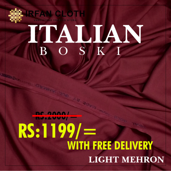 Italian Boski - Premium Mardana Suit Fabric for Gents Shalwar Kameez ...